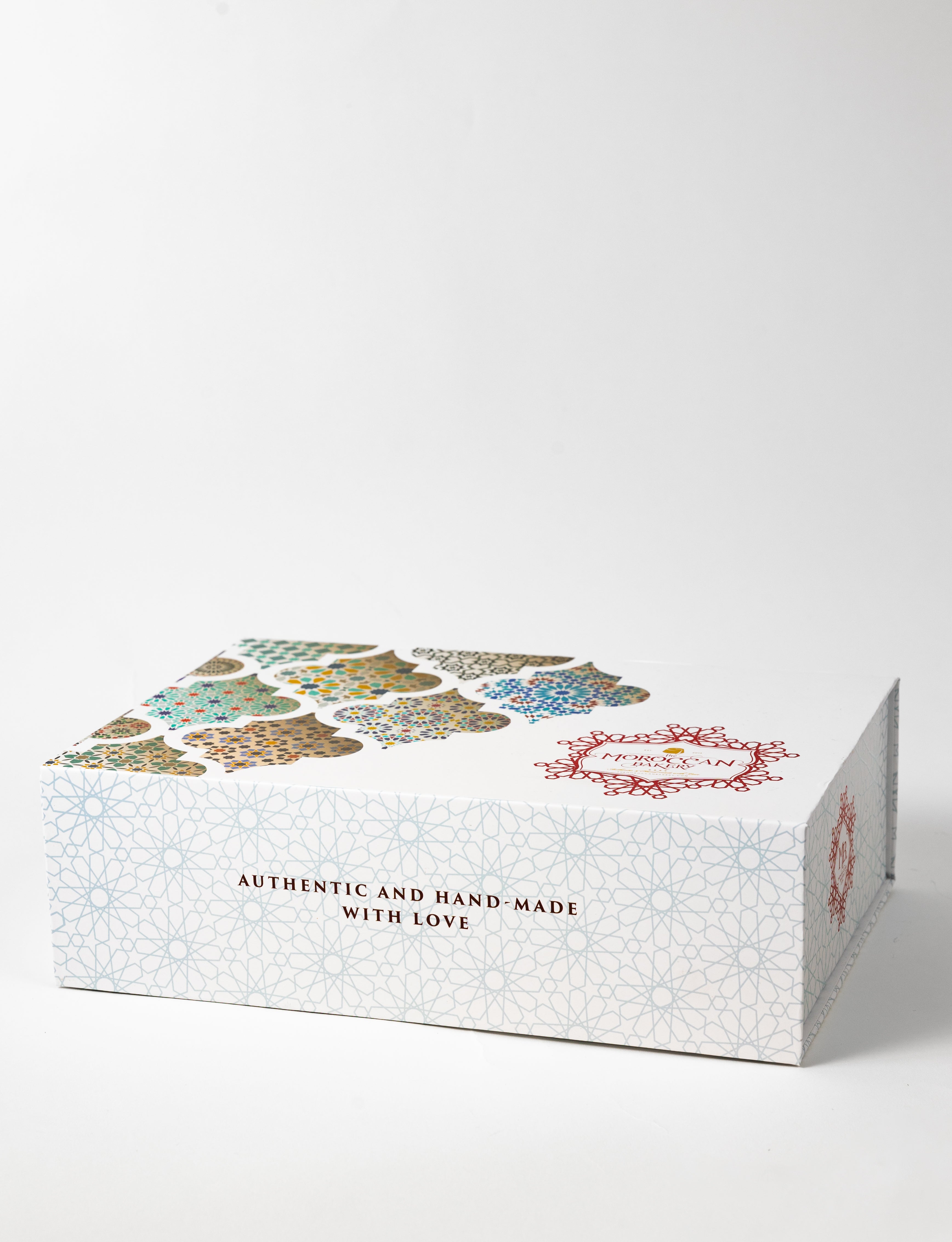 Luxury 12-Row Moroccan Cookie Box | Complete Custom Selection